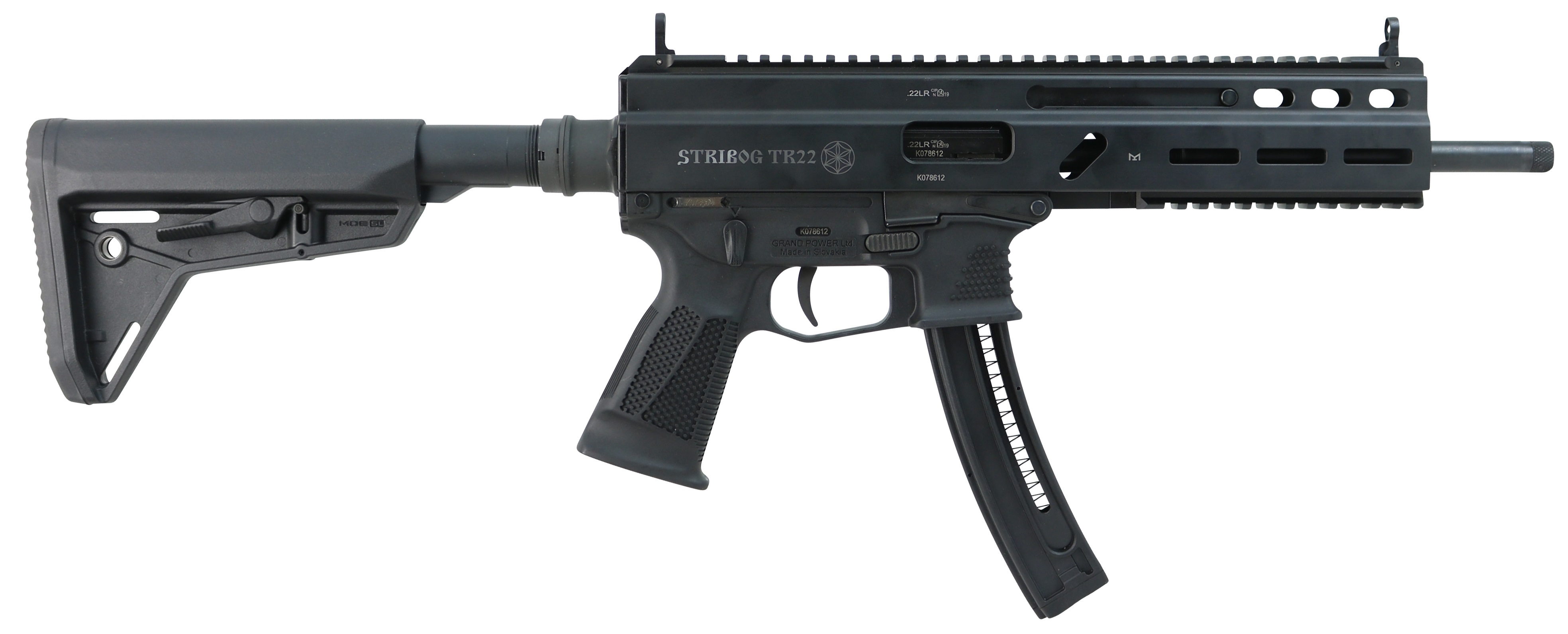 Carabine GRAND POWER Stribog TR22 "CUSTOM" 10" cal.22 Lr - Armurerie Lavaux