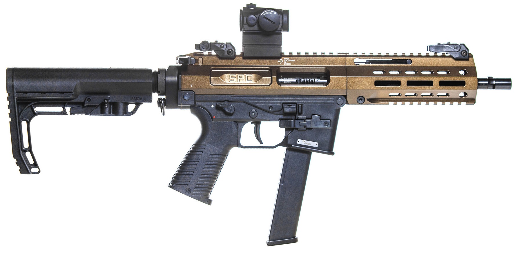 BRUGGER & THOMET SPC9-G "Pack AIMPOINT Micro T-1" Midnight Bronze cal ...
