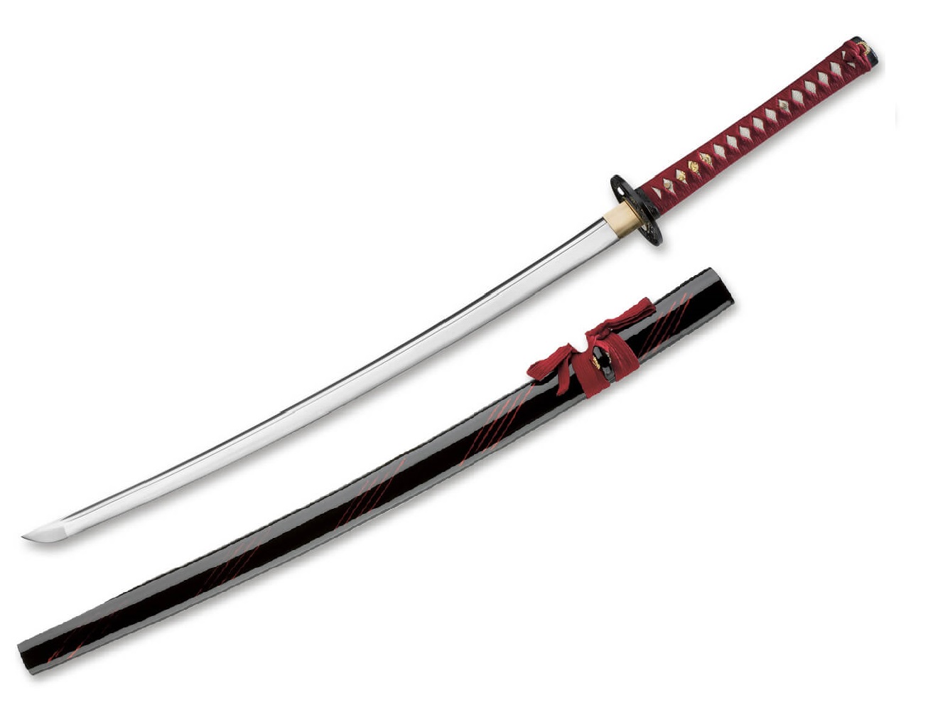 Katana de décoration BÖKER Magnum Red Samurai - Armes de loisirs sur ...
