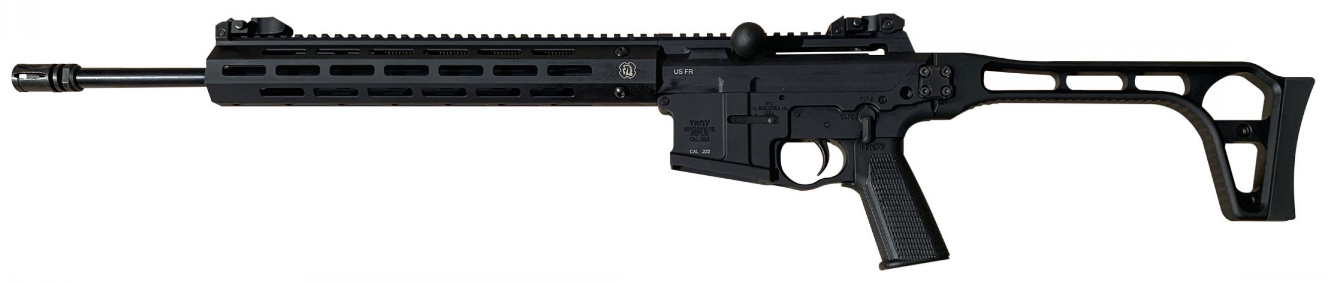 Carabine linéaire TROY INDUSTRIES Straight Pull SPS 18" cal.222 Rem - Carabines de Tir sur ...