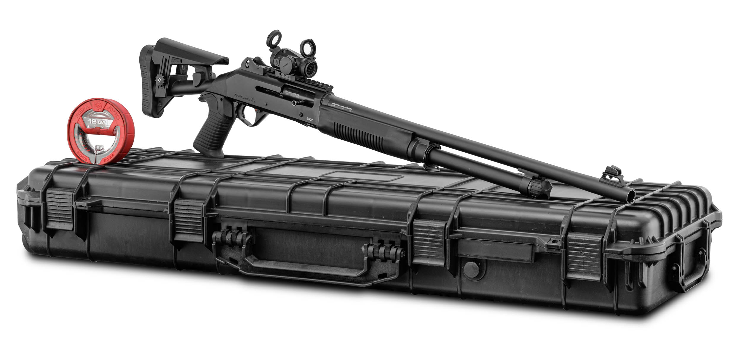 Fusil semi-automatique AKSA ARMS S4-FX03 Black cal.12/76 "Pack" (61cm ...
