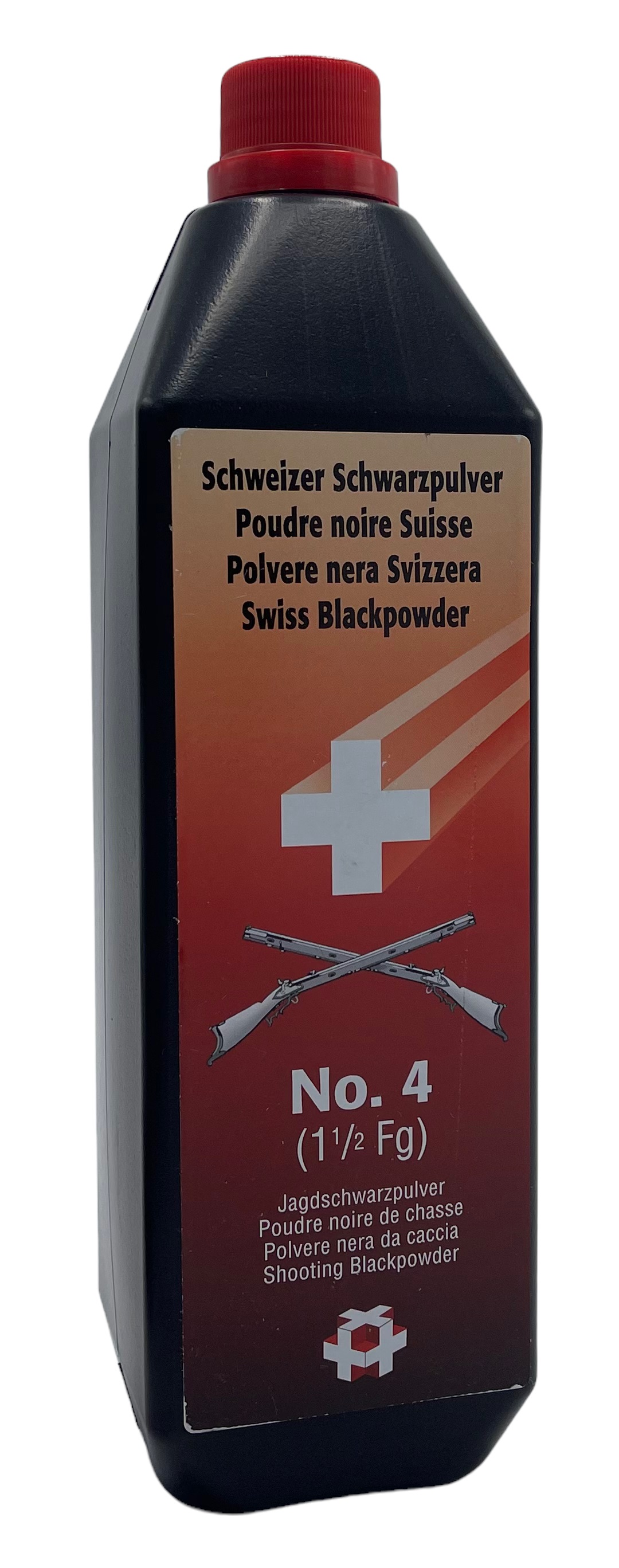 Bidon de poudre noire SUISSE No.4 - bidon de 1Kg - Rechargement sur ...
