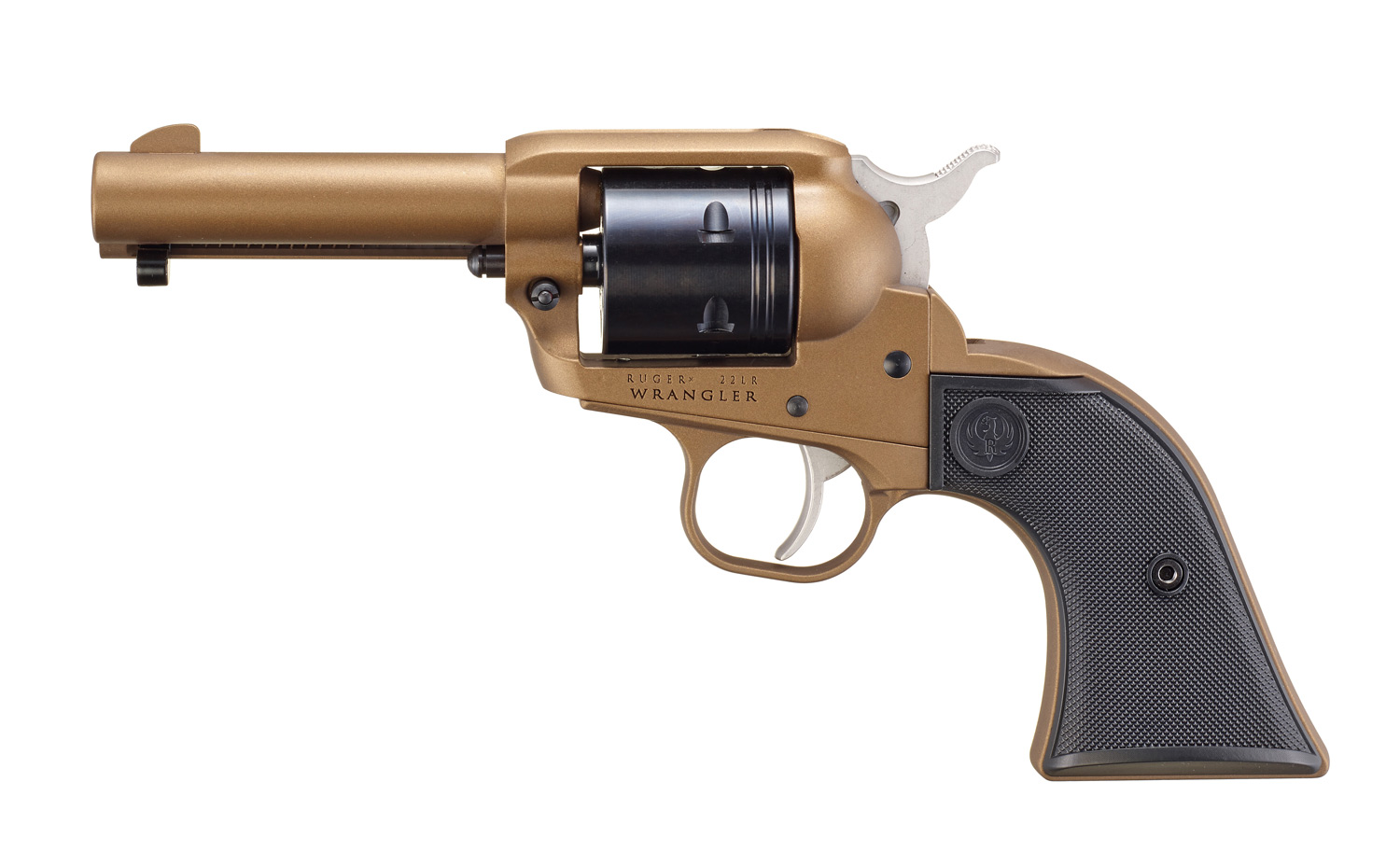 Revolver RUGER WRANGLER Burnt Bronze 3.75" calibre 22 Lr - Armes ...