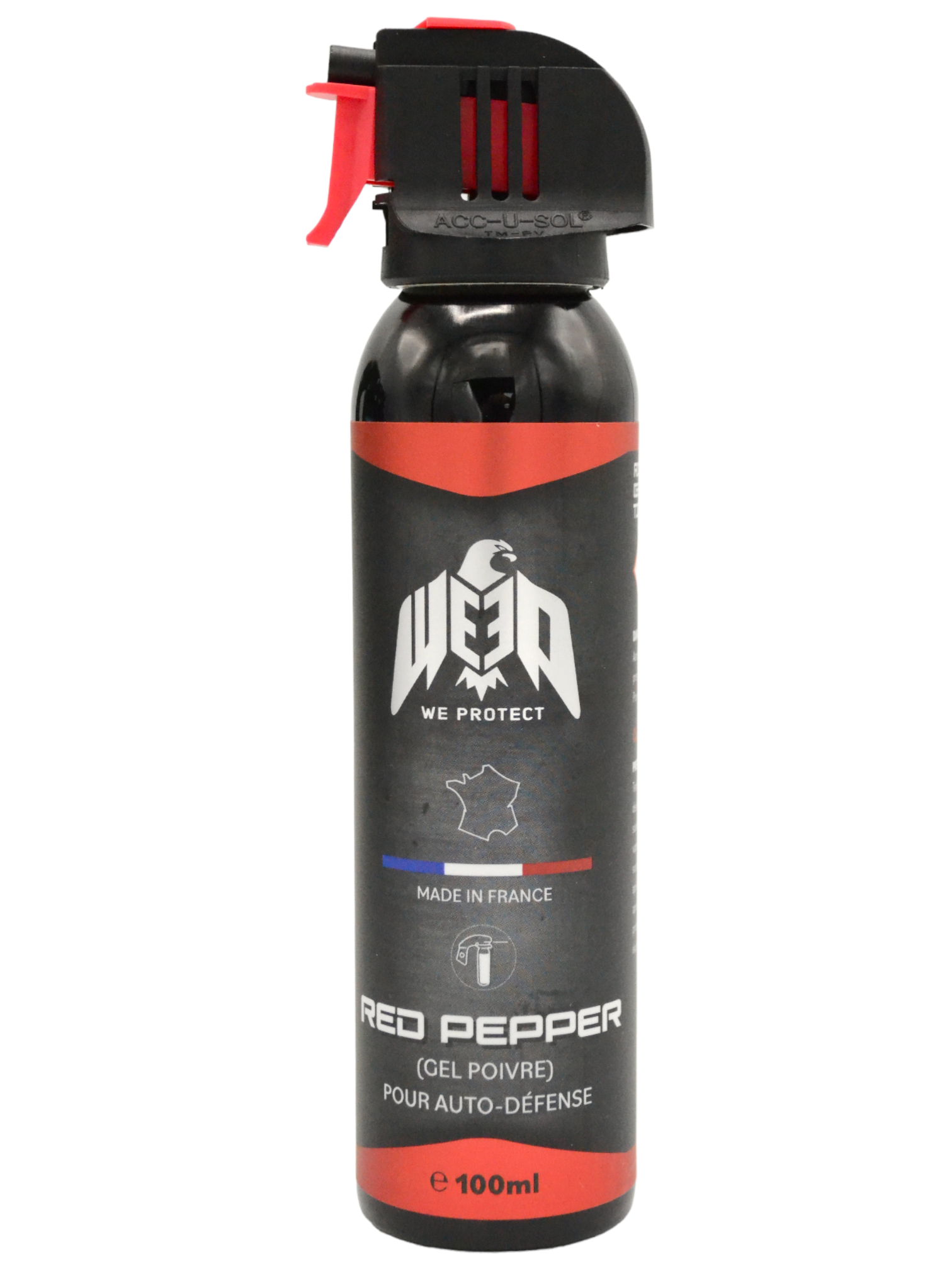 Bombe au poivre Gel WE PROTECT - 100ml - Matériel de défense sur ...
