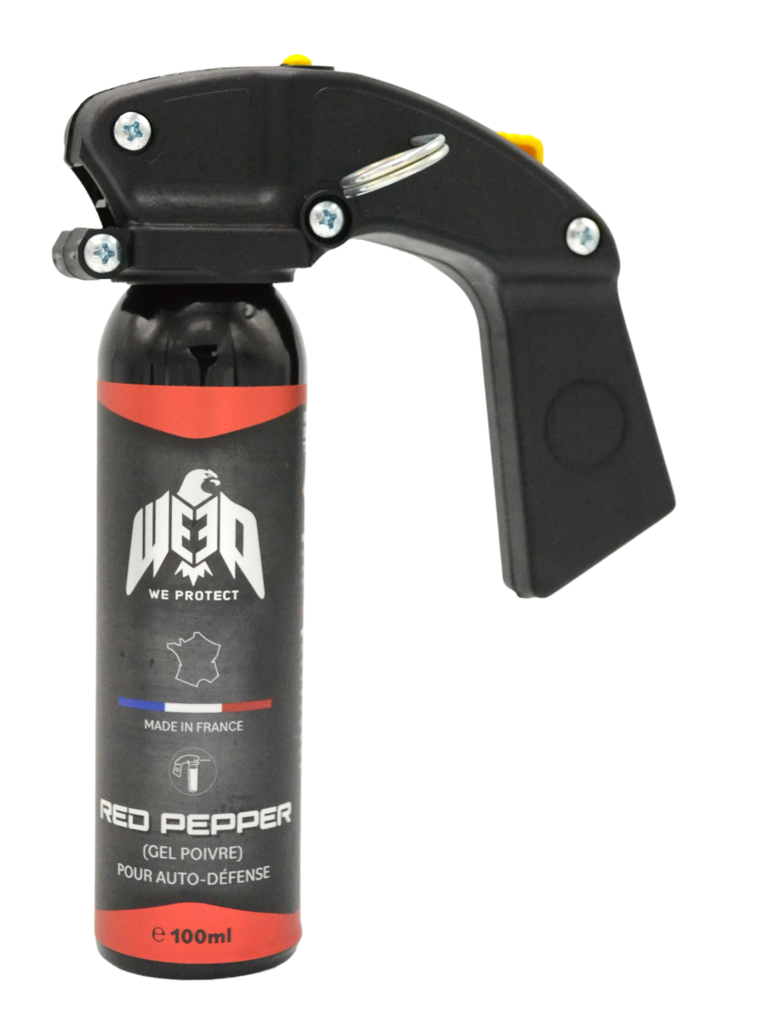Bombe au poivre Gel WE PROTECT - 100ml avec poignée - Matériel de ...