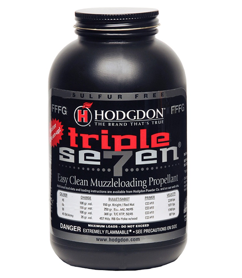 Poudre noire HODGDON Triple Seven FFFG (bidon de 1lbs) - Rechargement ...