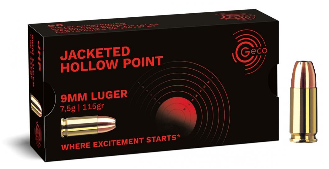 GECO cal.9mm PARA JHP Hollow Point /50 - Armes catégorie B sur ...