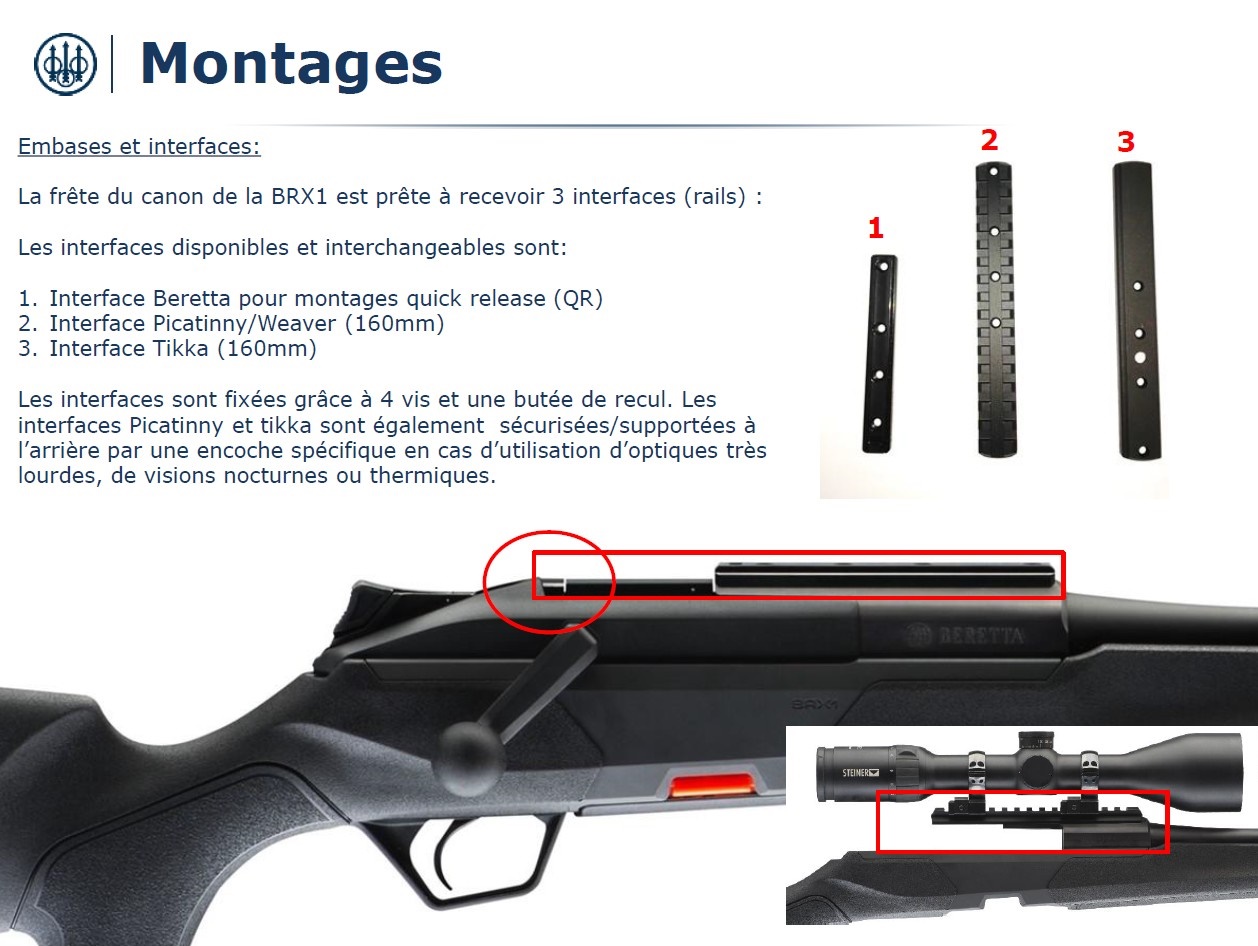 Carabine linéaire BERETTA BRX1 OD Green (57 cm) cal.30-06 Sprg - Rayon Chasse sur armurerie ...