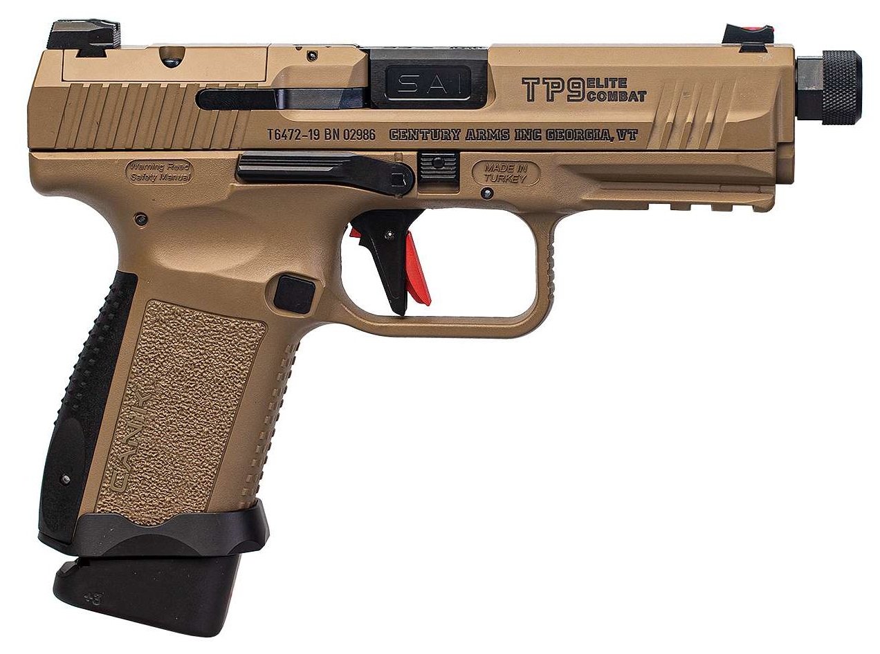 Pistolet Canik Tp9 Elite Combat Fde Pack 500 Cartouches En Caisse