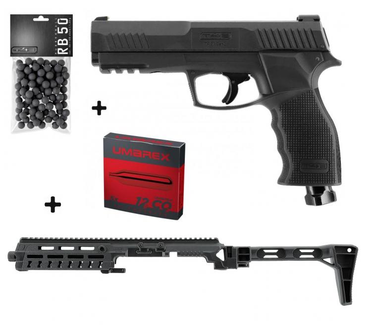 Pistolet 6 coups T4E TP 50 Gen.2 cal.50 (13 joules) ''Pack Sniper ...