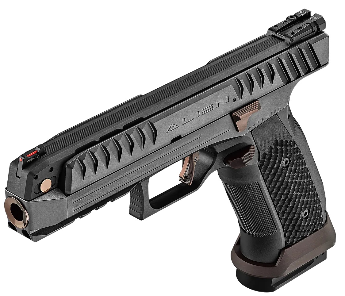 Pistolet LAUGO ARMS Alien "KIT PERFORMANCE" Rose Gold EDITION calibre 9x19 - Armes catégorie B ...