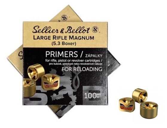 Amorces SELLIER BELLOT Large Rifle Magnum 5,3 /1000 - Rechargement sur ...