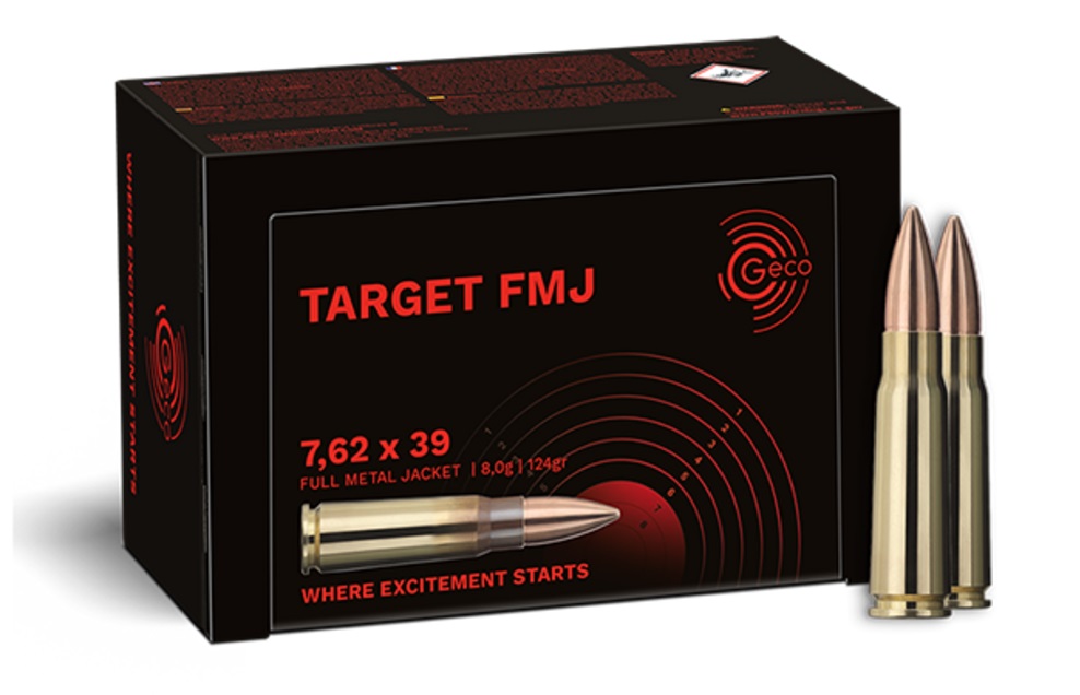 GECO Target cal.7,62x39 FMJ /1000 - Armes catégorie B sur armurerie ...
