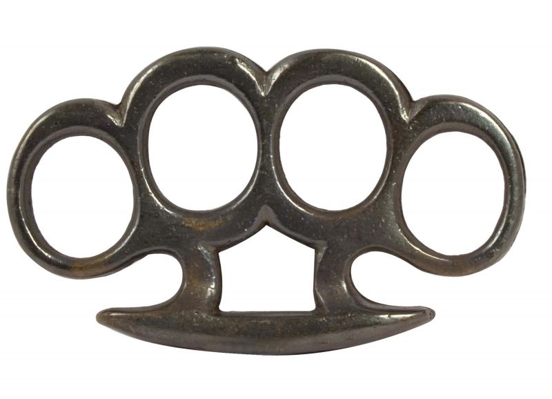 Poing américain POWER Noir - Matériel de défense sur armurerie-lavaux.com