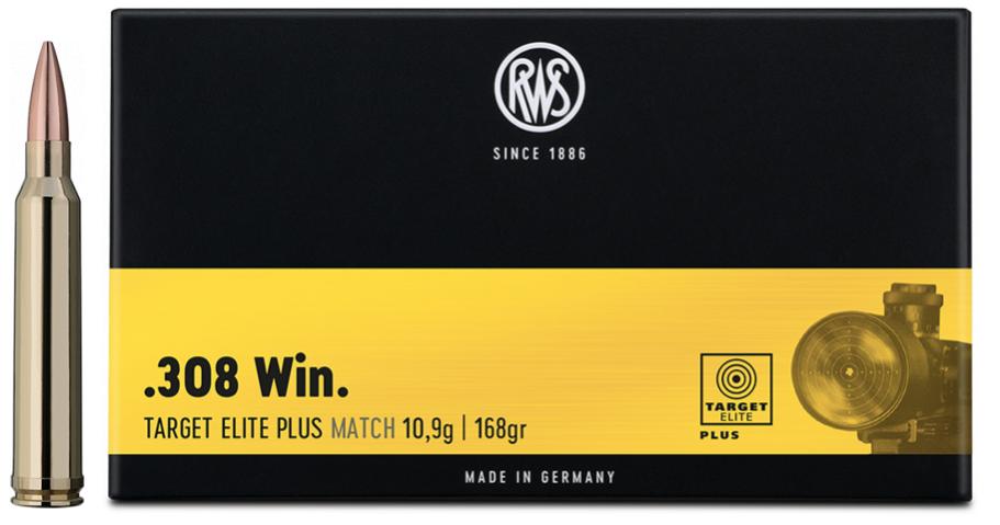 RWS cal.308 Win TARGET ELITE PLUS Match 168 gr /20 - Carabines de Tir ...