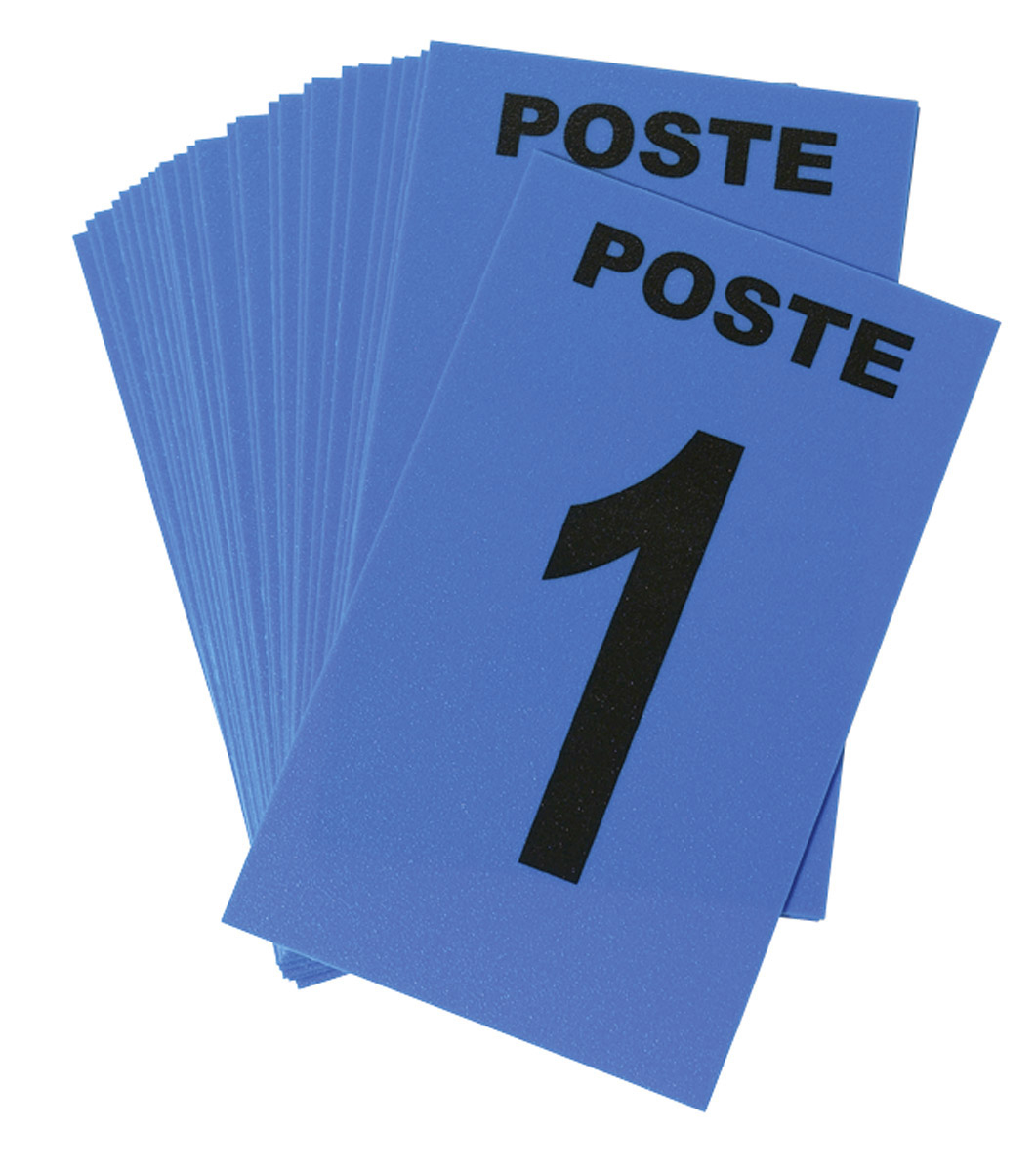 Cartes de Poste Numérotées Bleu (paquet de 27) - Rayon Chasse sur ...