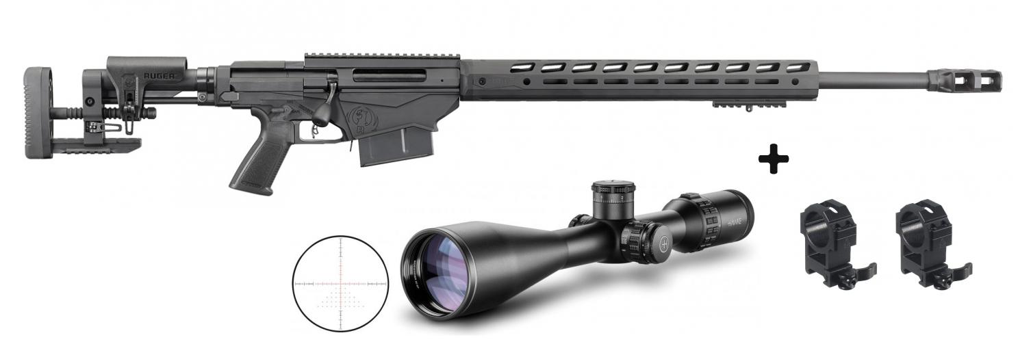 RUGER Precision Rifle Tactical cal.338 Lapua Mag "HAWKE Sidewinder SF 8-32x56 Half Mil ...
