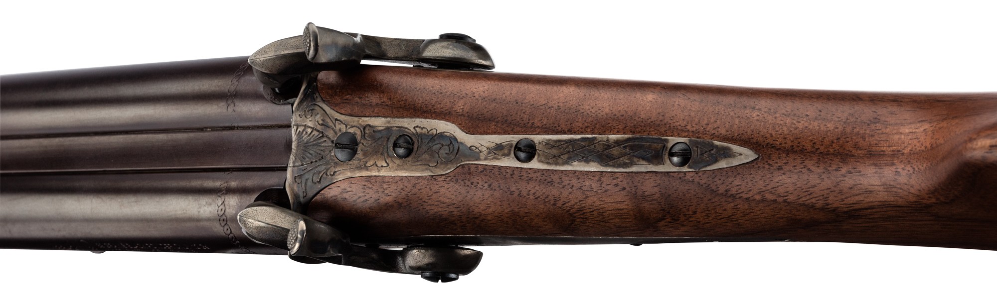 Fusil à poudre noire Coach Gun PEDERSOLI Guerre de secession cal.12 ...