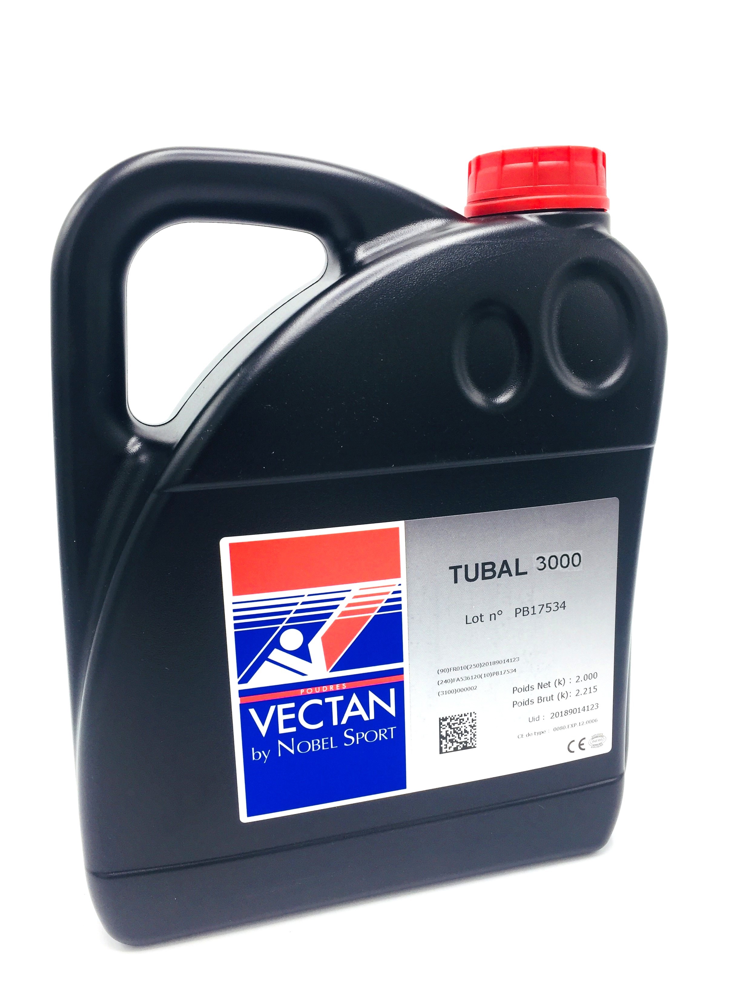 Poudre VECTAN TUBAL 3000 - bidon de 2kg - Rechargement sur armurerie ...