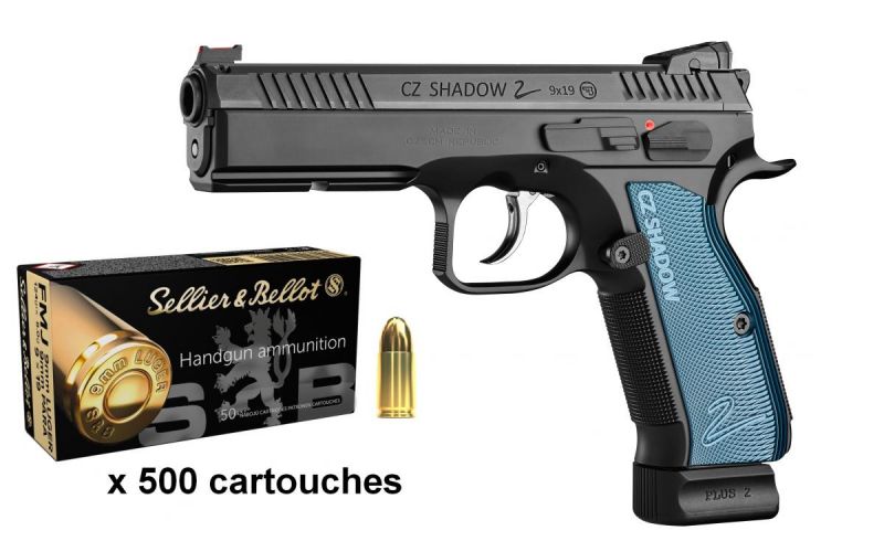 Pistolet CZ 75 Shadow 2 calibre 9x19 - Armes catégorie B sur armurerie ...
