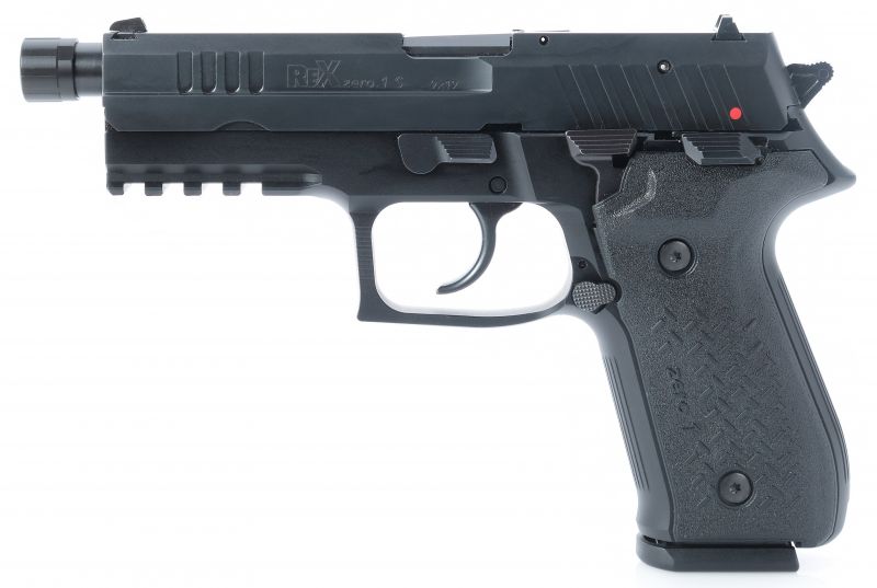 Pistolet REX ZERO1 Threaded Barrel Black cal.9x19 - Armes catégorie B ...