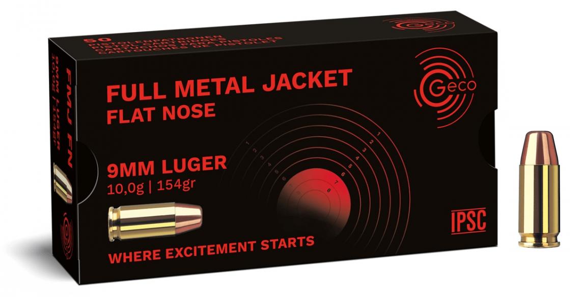 GECO cal.9mm PARA FMJ IPSC Subsonic /50 - Armes catégorie B sur ...