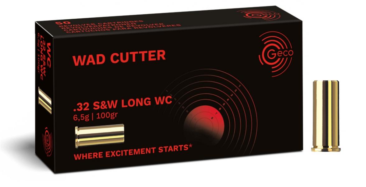 GECO cal.32 S&W Long WAD CUTTER /50 - Armes catégorie B sur armurerie ...