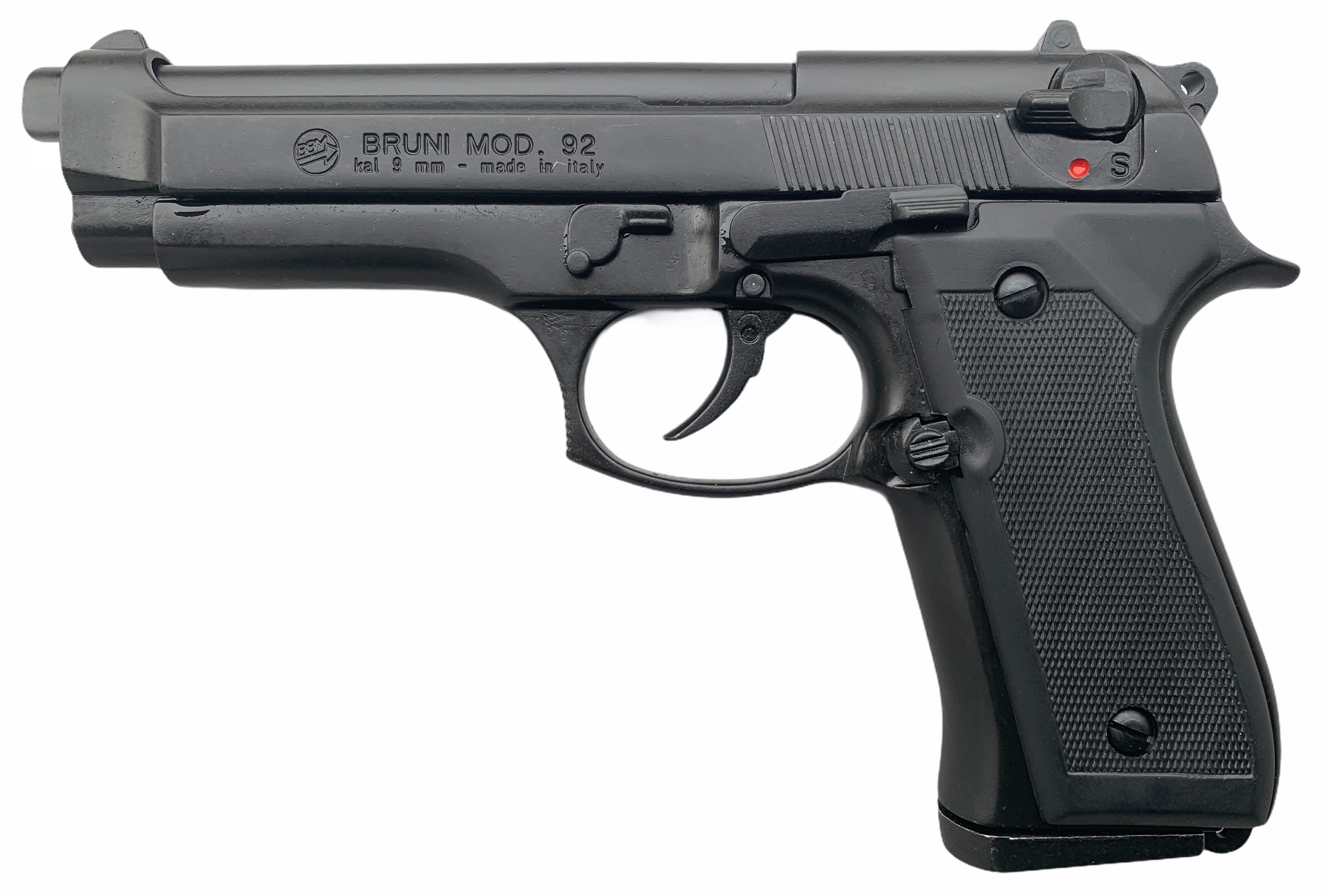 Pistolet BRUNI 92 Bronzé cal.9mm PA "Pack Sécurité" - Matériel de ...