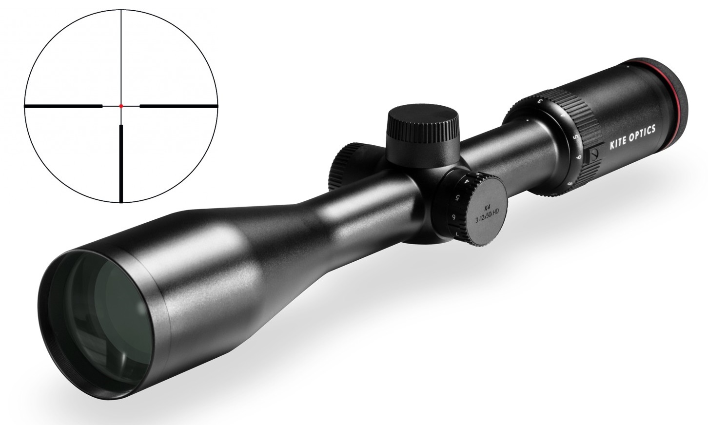 Lunette KITE OPTICS K4 3-12x50 HD ret.4A-I Lumineux - Optiques sur ...