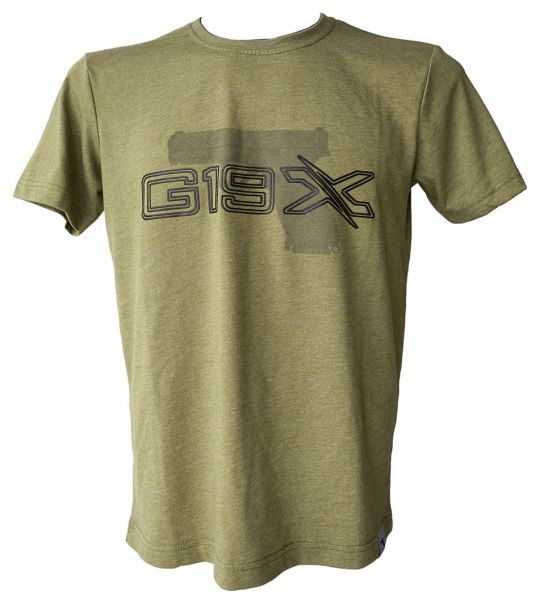 T-shirt GLOCK 19X Taille.L - Armes catégorie B sur armurerie-lavaux.com