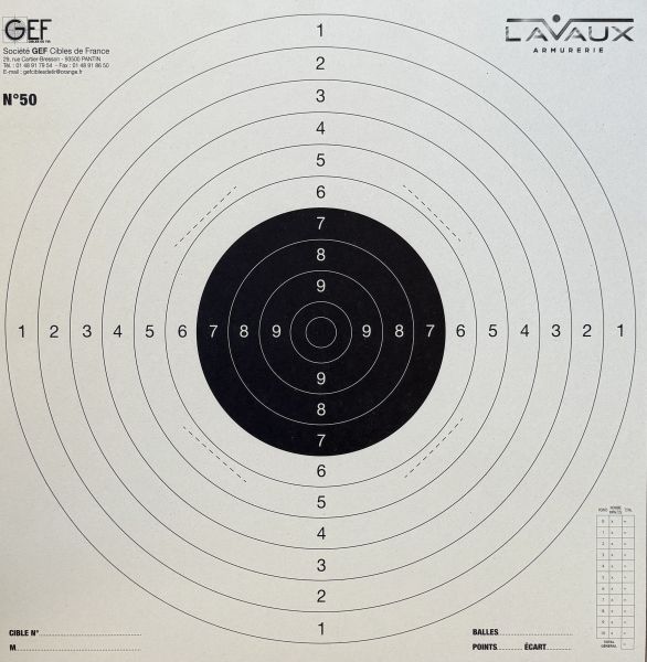 Cibles tir de loisir pour carabine et pistolet à plombs