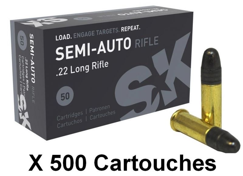Munitions SK Ammuntions calibre 22 Lr sur Armurerie-lavaux.com