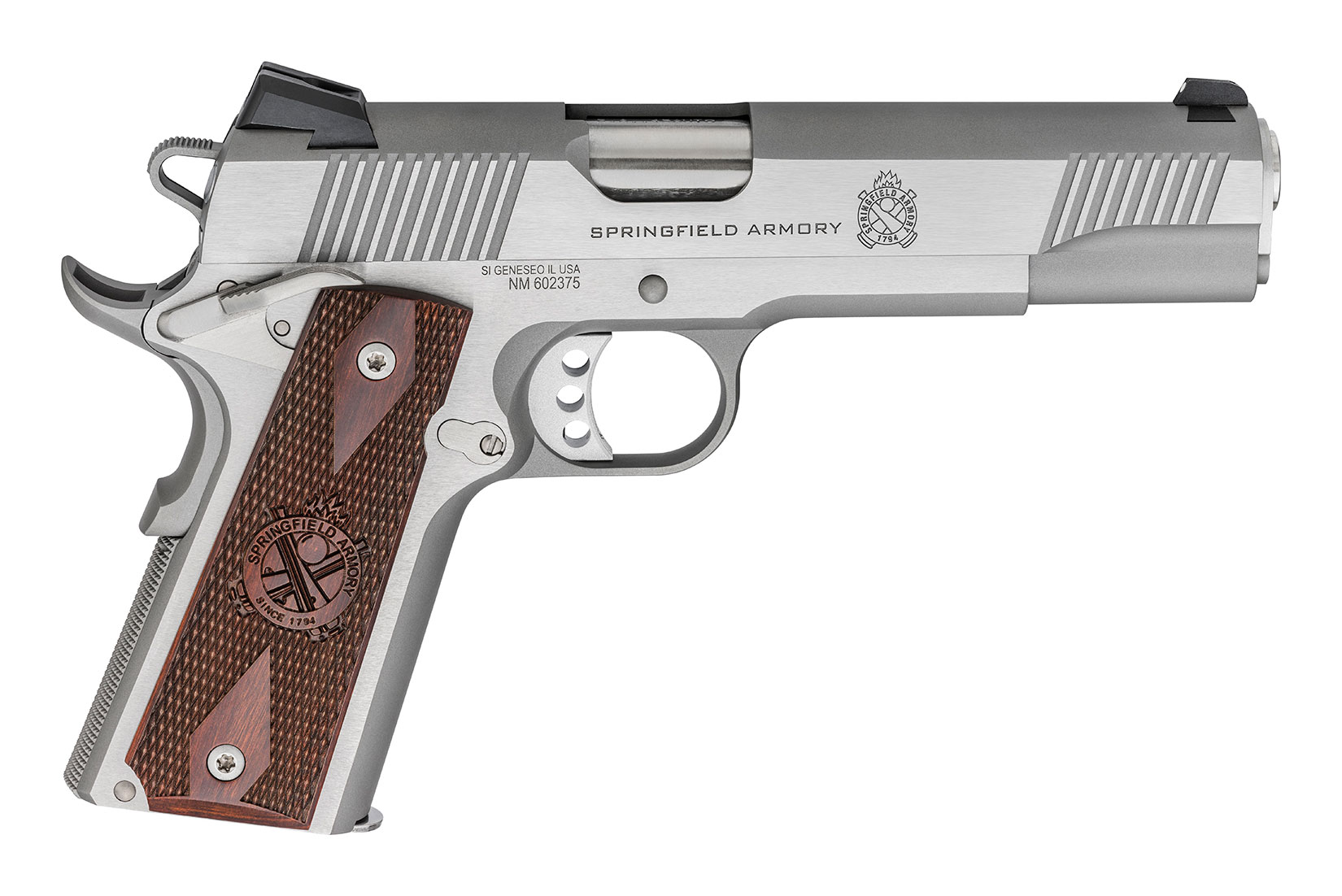 Pistolet SPRINGFIELD Armory 1911 Loaded Inox 5" cal.45 ACP - Armes ...
