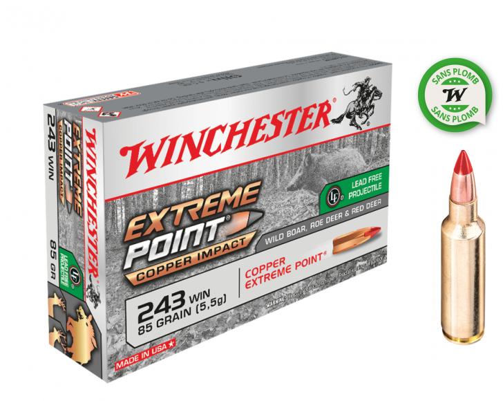 WINCHESTER cal.243 Win Extreme Point Copper Impact 85 grains - 5.51 ...