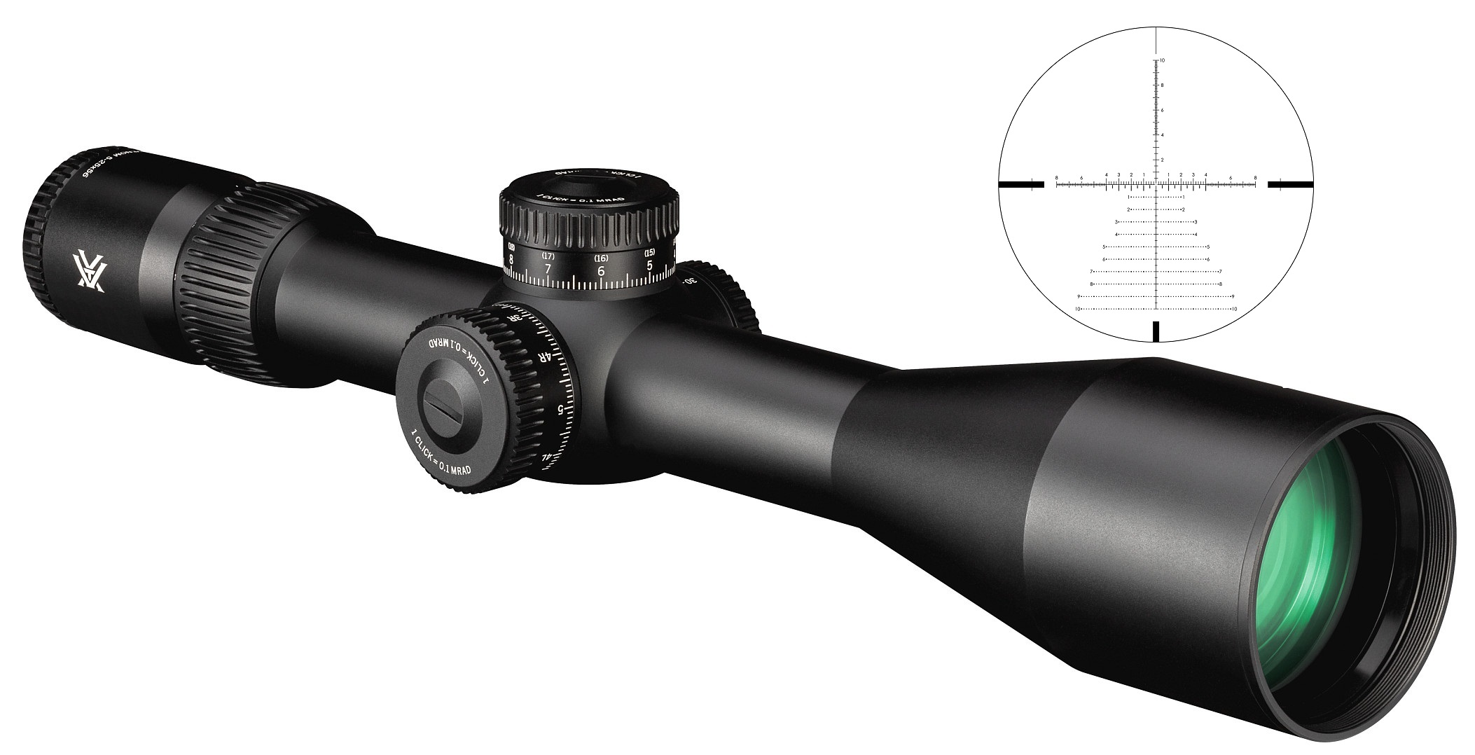 Lunette de tir VORTEX VENOM 5-25x56 FFP ret.EBR-7C Mrad (1er plan focal ...