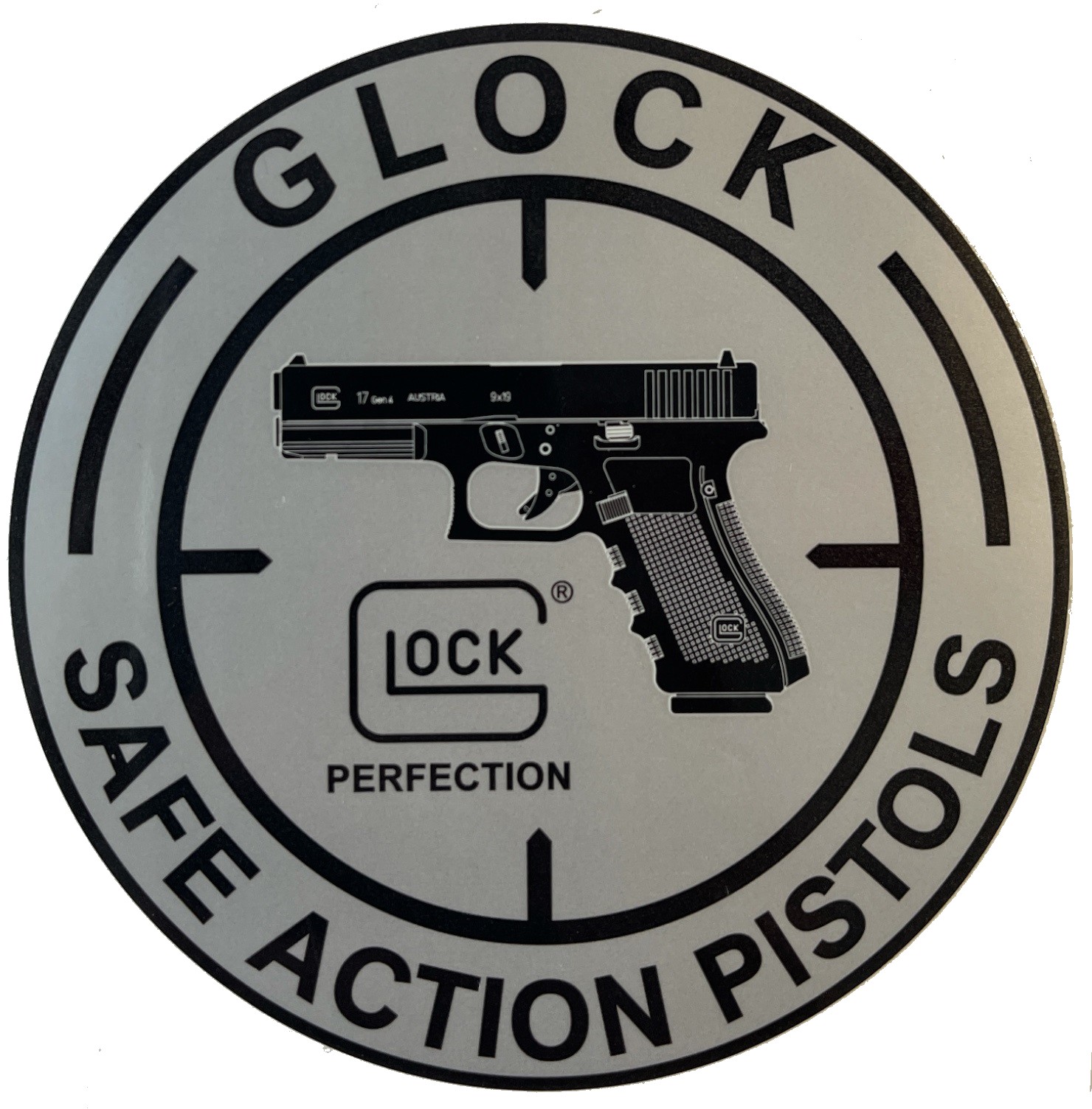 Autocollant GLOCK Safe Action Pistols - Armes catégorie B sur armurerie ...