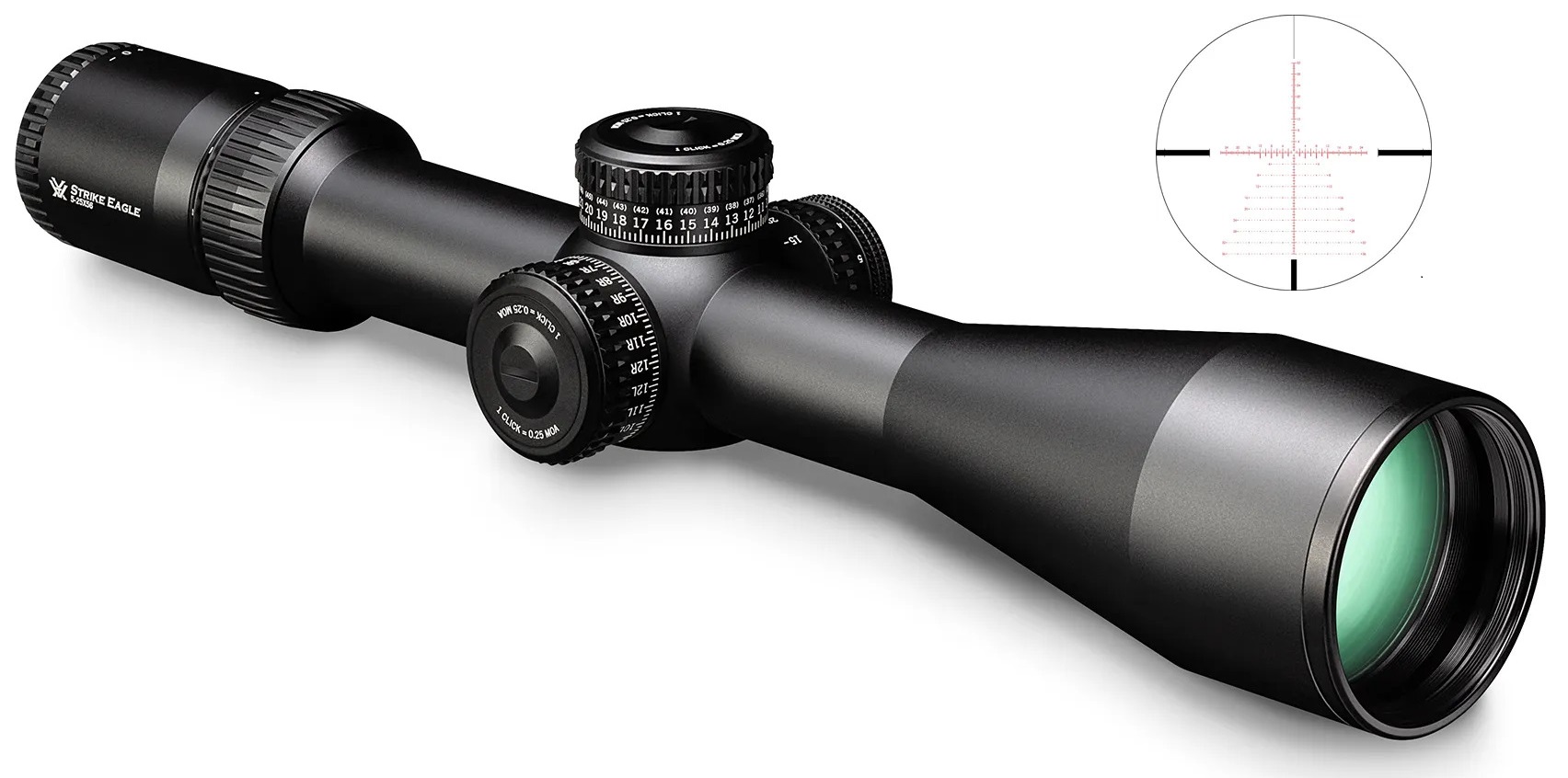 Lunette de tir AR15 VORTEX STRIKE EAGLE 5-25x56 FFP ret.EBR-7C Mrad - Optiques sur armurerie ...