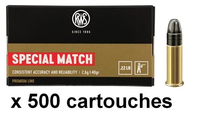 Munitions et cartouches RWS calibre 22 Lr sur Armurerie-lavaux.com