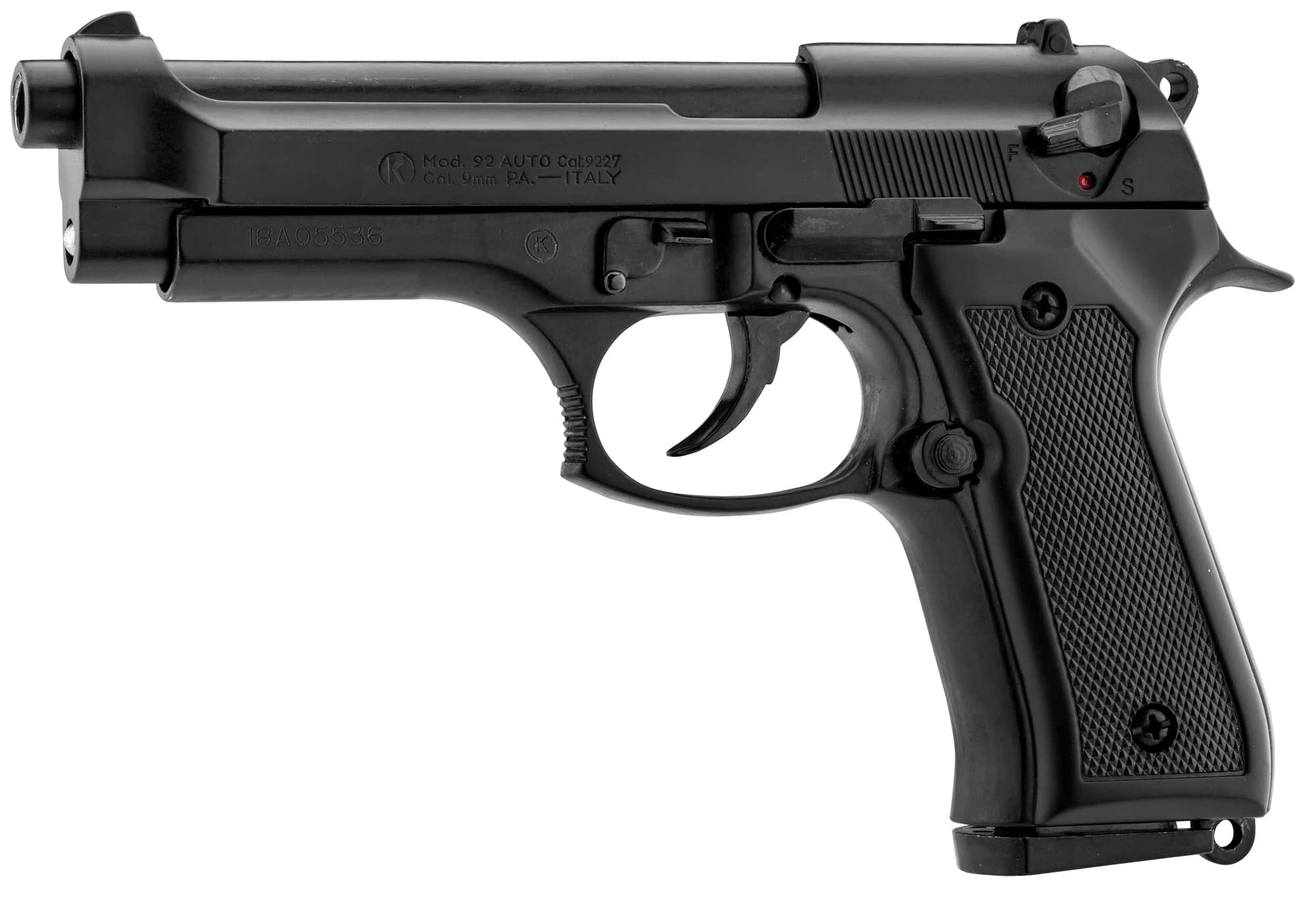 Pistolet KIMAR 92 Auto Bronzé Cal.9mm PA (M8x100) - Matériel de défense ...