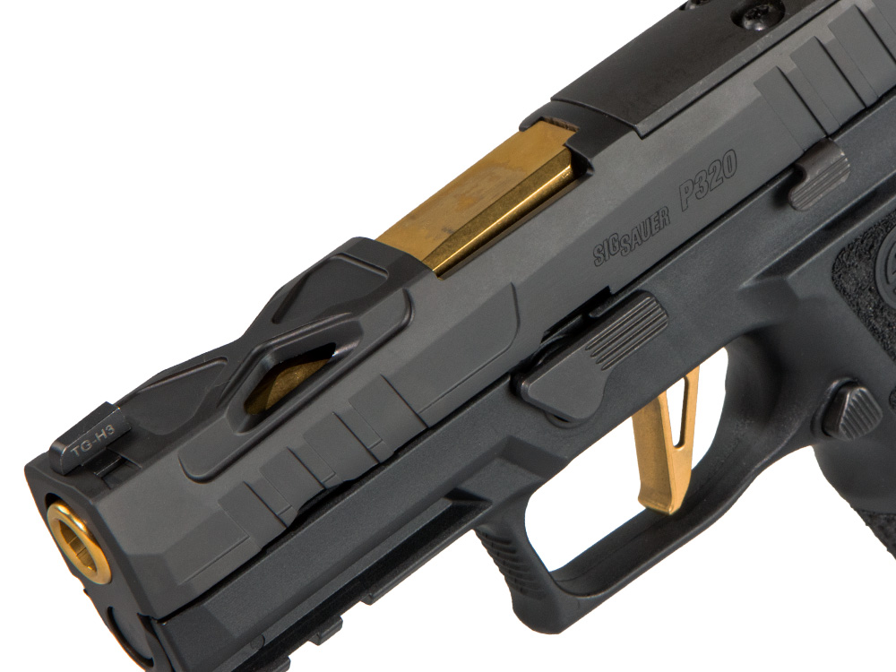 Pistolet SIG SAUER P320 X-COMPACT SPECTRE GOLD cal.9x19 - Armes catégorie B sur armurerie-lavaux.com