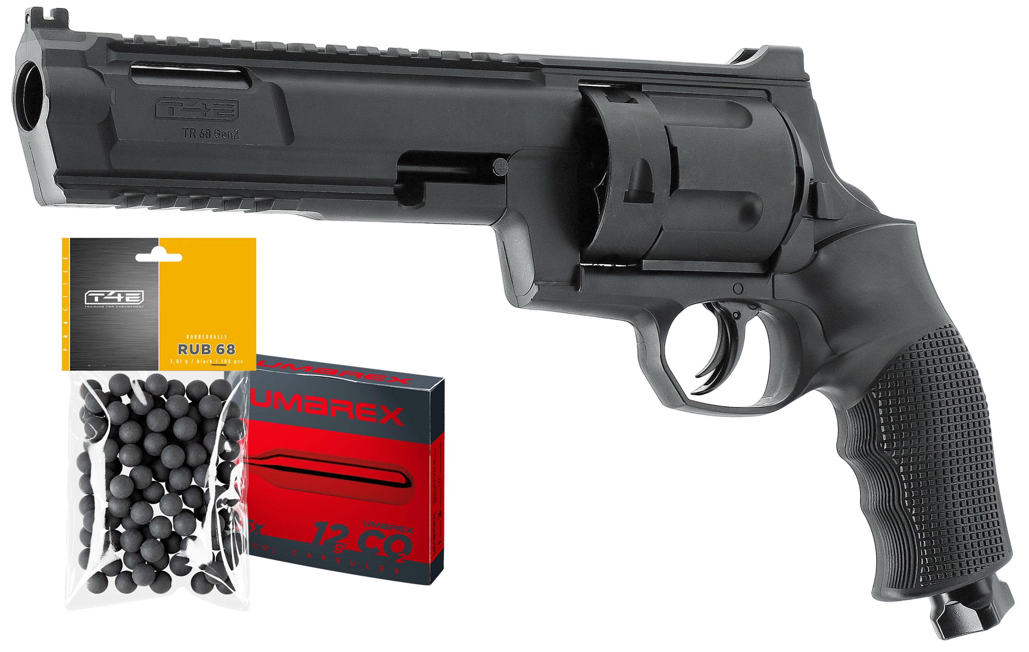 Revolver 5 coups T4E TR 68 cal.68 (16 joules) ''Pack UMAREX'' - Matériel de défense sur ...