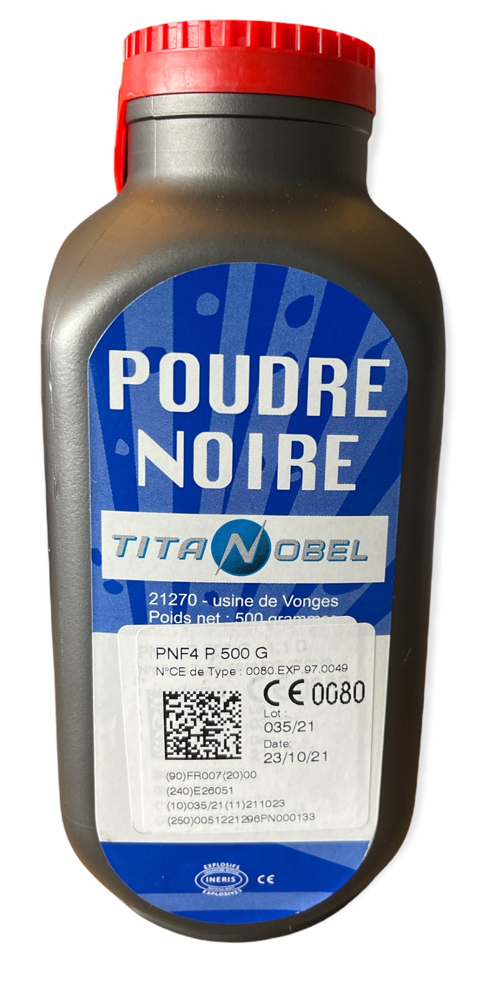 Bidon de poudre noire VECTAN PNF4 - bidon de 500gr - Rechargement sur ...