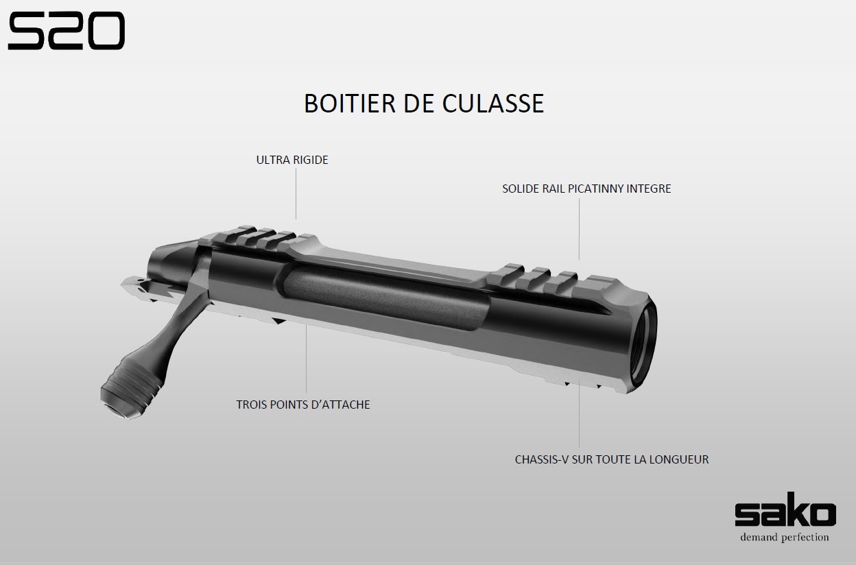 SAKO S20 Chasse True Timber Camo Strata Cerakote 20" Cal.243 Win ...