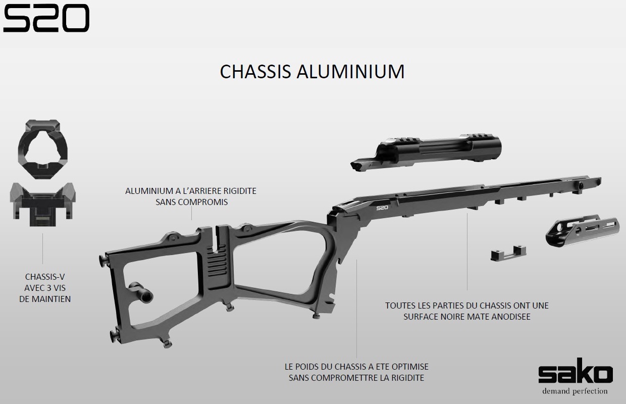 SAKO S20 Chasse True Timber Camo Strata Cerakote 20" Cal.243 Win ...