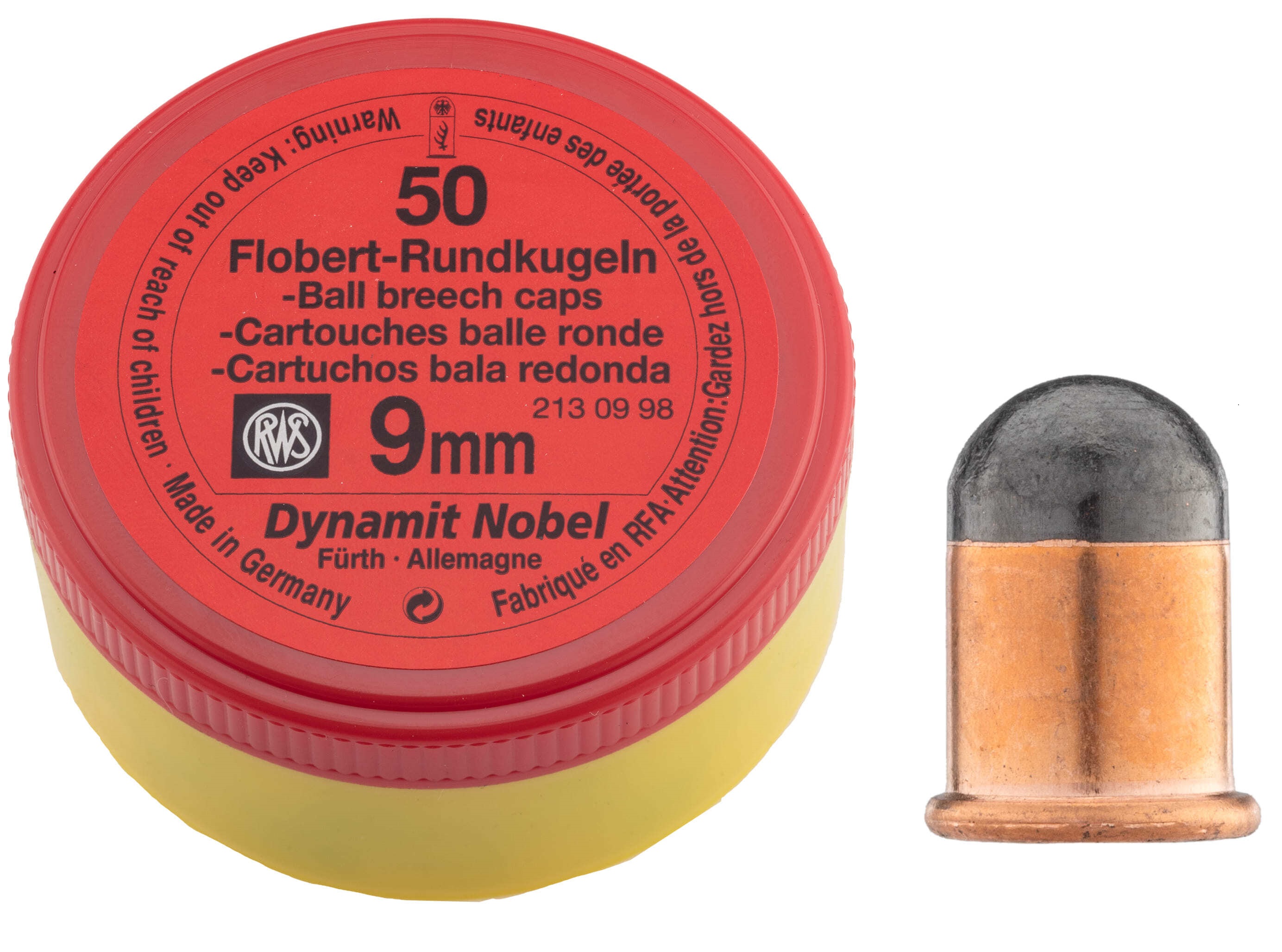 Bosquettes ronde RWS 9mm Flobert /50 - Rayon Chasse sur armurerie ...