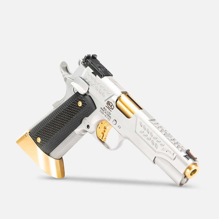 Pistolet BUL 1911 CESAR 5" Inox GOLD cal.9x19 - Armes catégorie B sur ...
