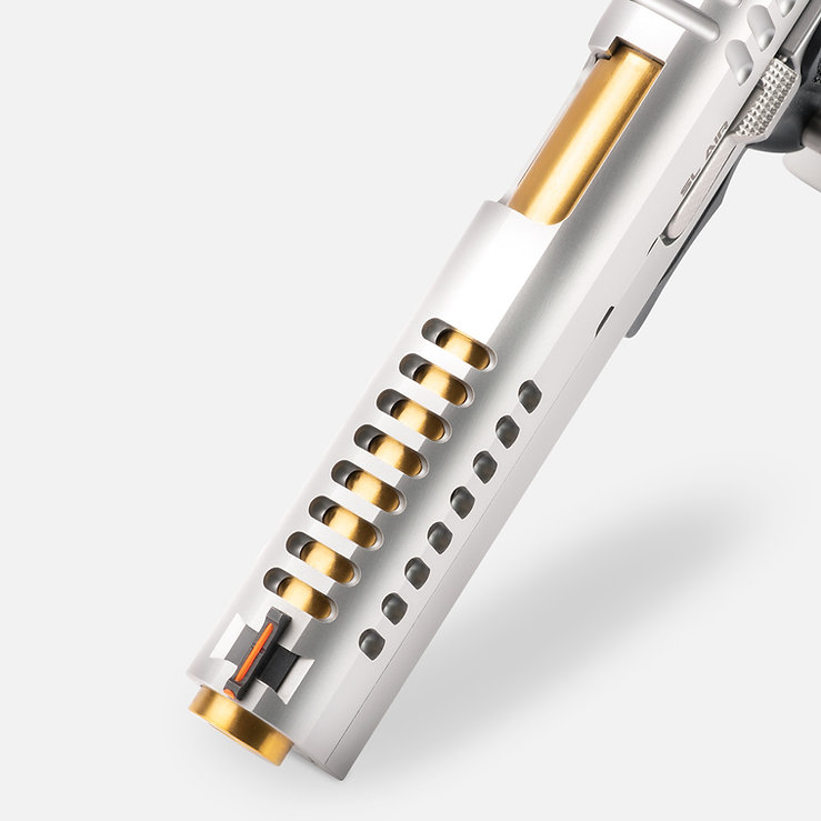 Pistolet BUL SAS II SL-AIR 5" Inox Gold cal.9x19 - Armes catégorie B ...