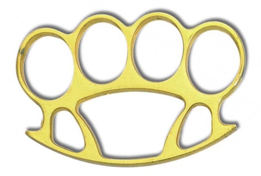 Poing américain Laiton Doré - Matériel de défense sur armurerie-lavaux.com