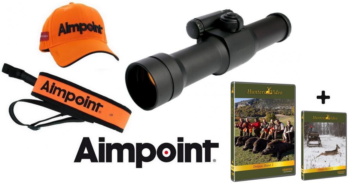 Viseur Point Rouge AIMPOINT 9000L 4 MOA "Pack Battue" - Optiques sur armurerie-lavaux.com