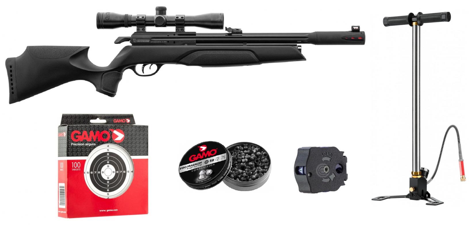 Carabine PCP GAMO ARROW "Combo GAMO 3-9x40 Wr" cal.4,5mm "Pack - Armes ...